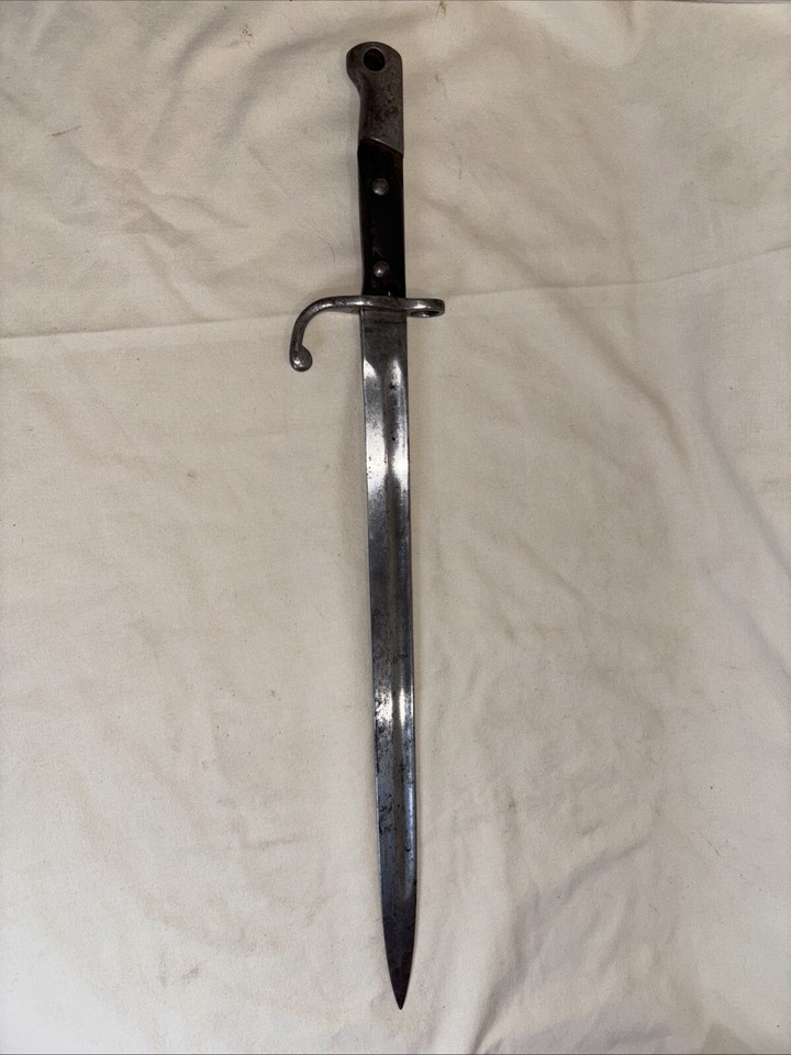 Turkish 1890 Mauser Rifle Bayonet, Ottoman Empire & WWI Era, Hooked | eBay