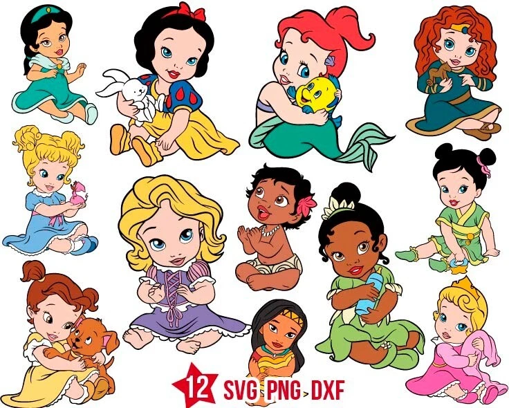 The Princess Disney Vector Clipart