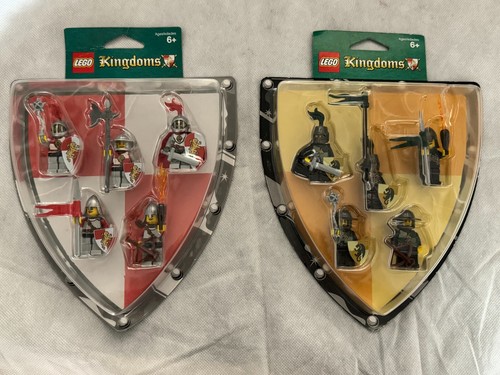 LEGO Kingdoms Set 852921 & 852922 Lion Knight & Dragon Knight Battle ...