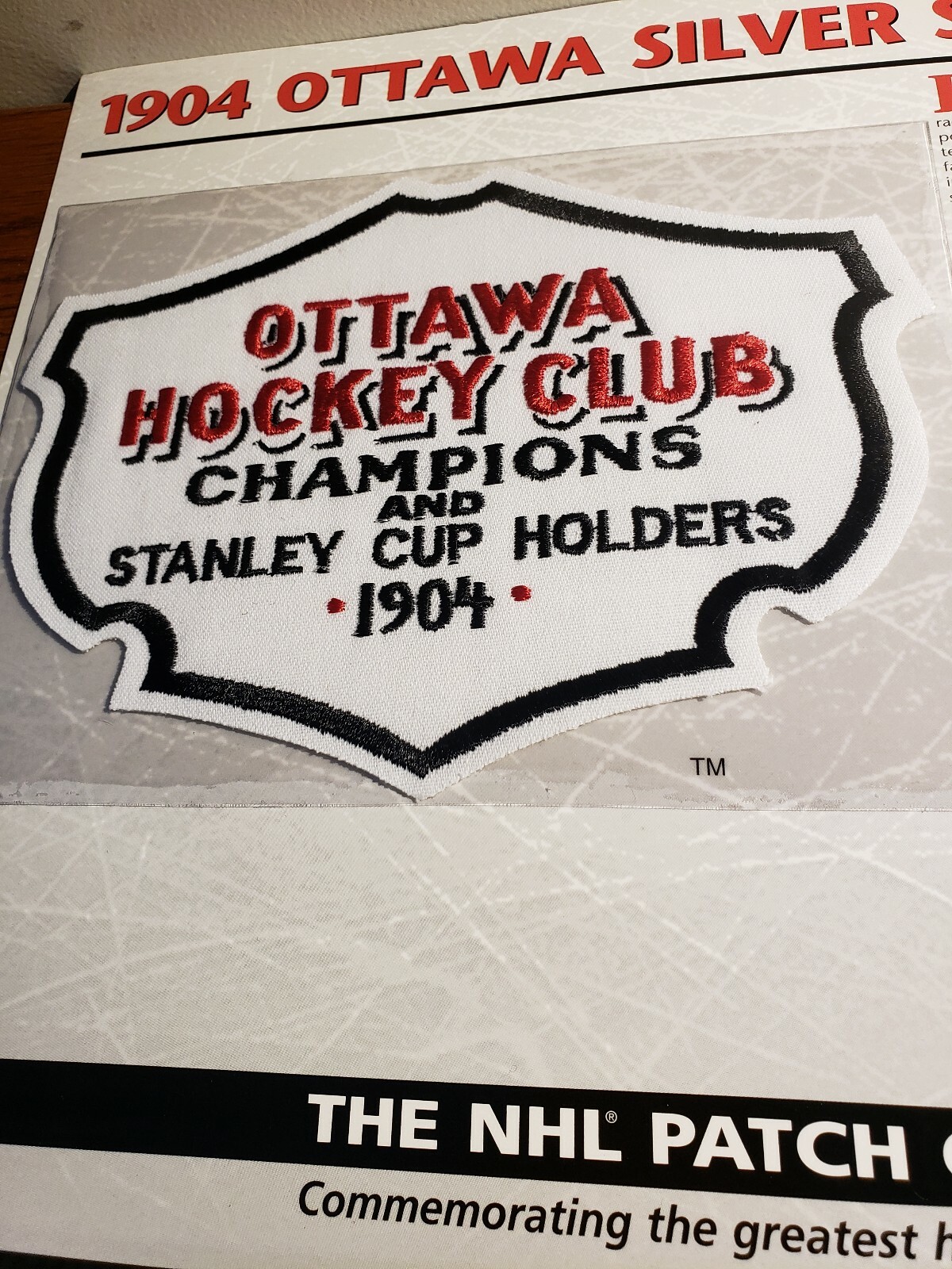 THE NHL PATCH COLLECTION 1904 OTTAWA HOCKEY CLUB HOCKEY TEAM PATCH ...