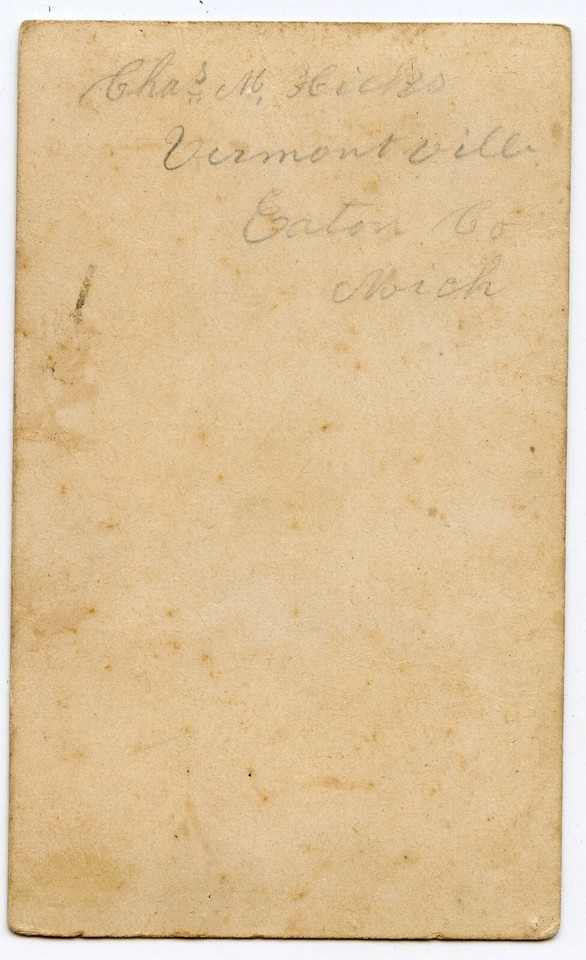 Bearded Man - Charles Hicks, Vermontville MI , Eaton County , Vintage ...