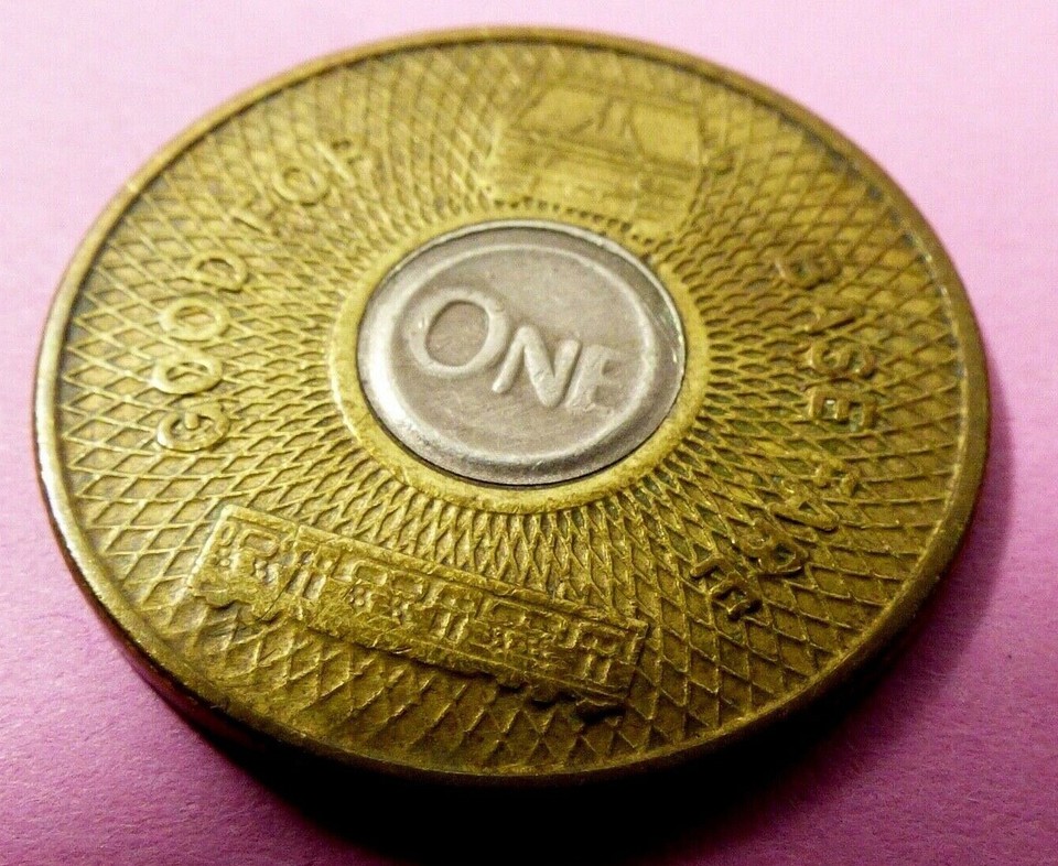 Vintage LA Los Angeles CA Base Fare Bus Coin Token | eBay