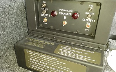 NEW MILITARY DIESEL GENERATOR CONTROL PANEL SWITCH BOX 10 5KW MEP803 ...