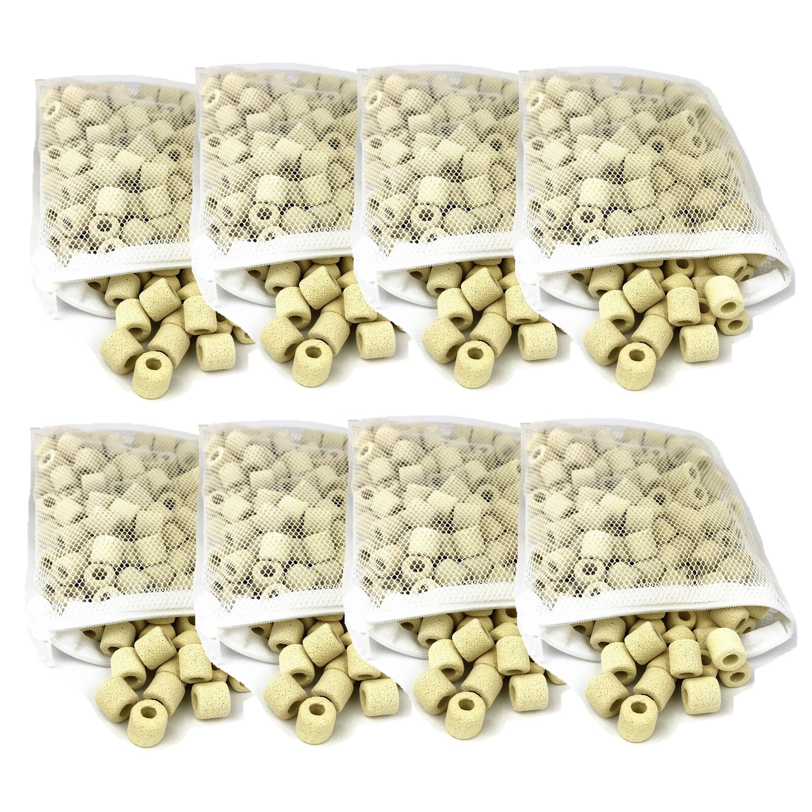 Ceramic Bio Filter Media Ceramic Rings 1/2/4/8/32 lbs aquarium sump ...