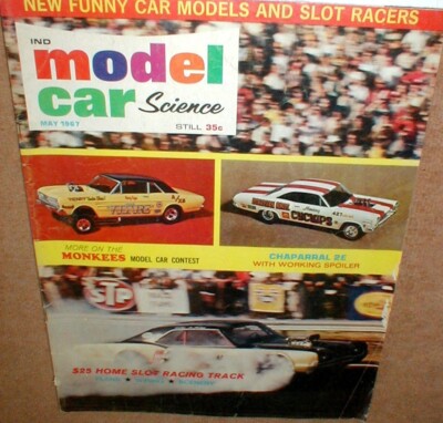Model Car Science May 1967 Magazine Table Top Slot Car Racing Original ...