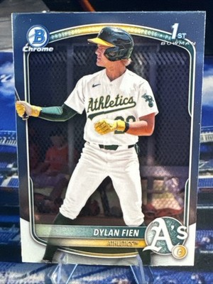 2025 Bowman Dylan Fien Athletics Chrome Prospects #BCP-47 | eBay