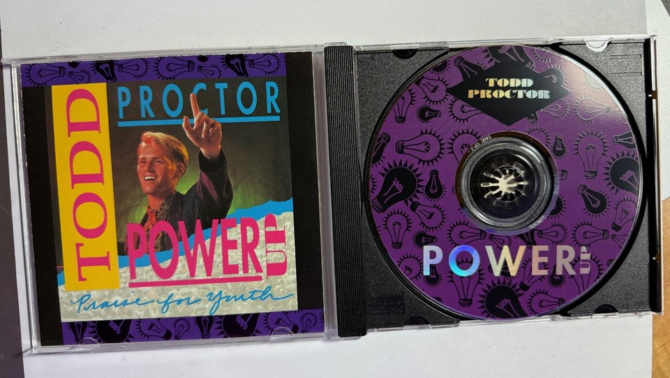Todd Proctor: Power Up: Praise for Youth RARE SIGNED synth pop 90s ...