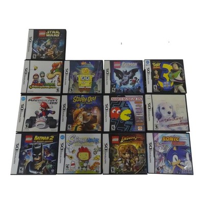 Nintendo DS Handheld Video Game Cartridges Cases Booklets Multiple ...