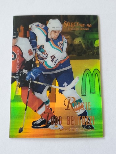 Todd Bertuzzi 1995-96 Select Certified Mirror Gold Rookie #123 NY ...