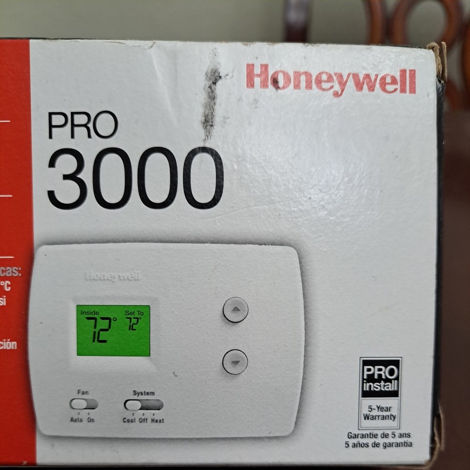 Honeywell PRO 3000 Non-Programmable Thermostat TH3110D1008 - NEW | eBay