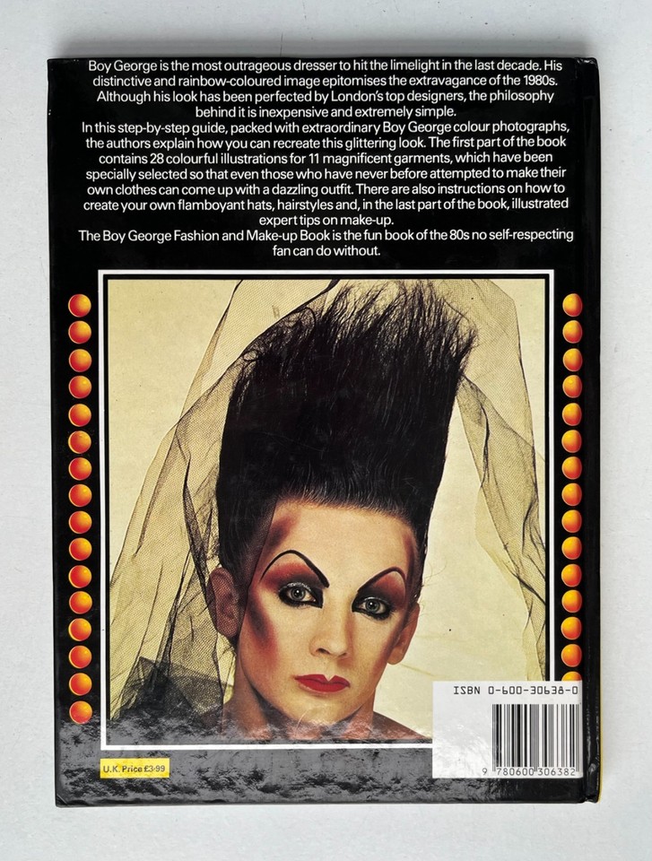 BOY GEORGE FASHION AND MAKE-UP BOOK By Wayne Winder & Geraldine Winder ...