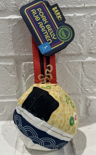 Pork Belly Ramen Squeaky Dog Toy - Large | eBay