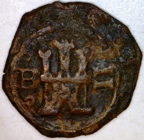 1600 's PIRATE Era Spanish Colonial Treasure " Lion & Castle " Coin ...
