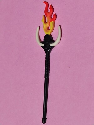 PLAYMOBIL SCEPTER FLAME SORCERER DRUID MEDIEVAL KNIGHTS FIRE TORCH ...