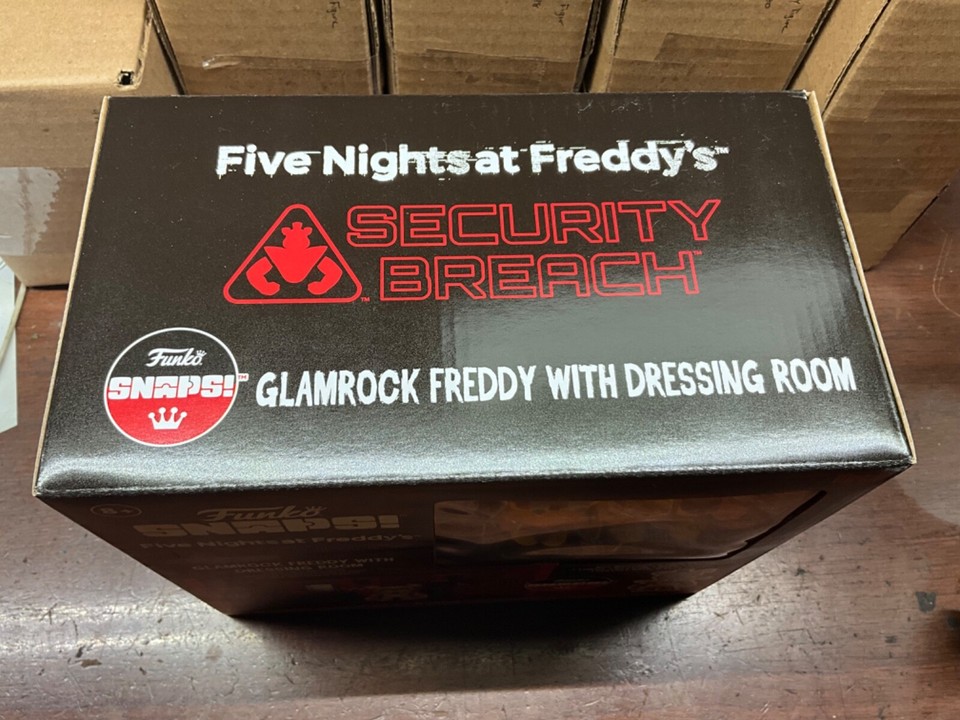 Funko Snaps Five Nights At Freddys Snap Glamrock Freddy Dressing Room ...