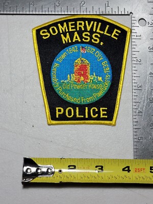 AAb1 Police patch patches Massachusetts Somerville | eBay