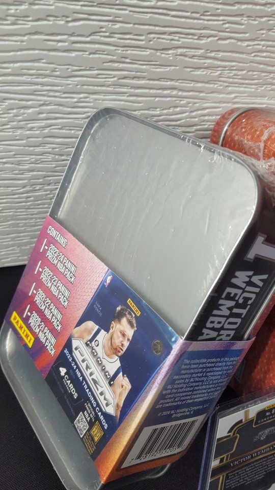 SPURS WEMBY BUNDLE! Includes Panini 2024 lunch box tin,small tin & 4 RC ...