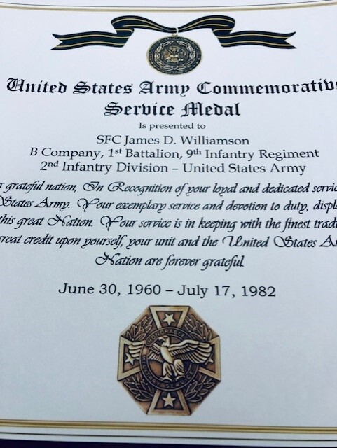 Military Commemorative / U.S. Army Commemorative Service Medal ...