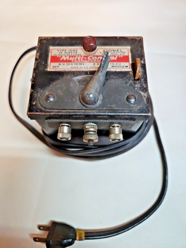 Vintage Lionel Type 1042 Multi Control Transformer; 75 Watt; Untested ...