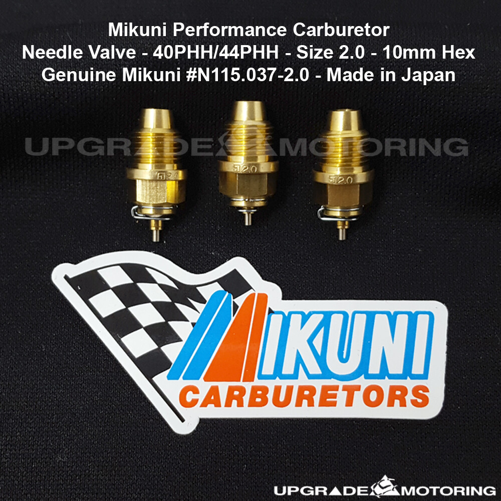 Mikuni 40PHH 44PHH Carb Needle Valve Size 2.0 N115.037-2.0 3pc Dat 240Z ...