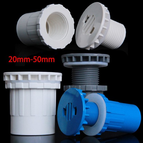 20/25/32/40/50mm PVC Tank Connector/Bulkhead Adhesive Pipe Fitting For ...