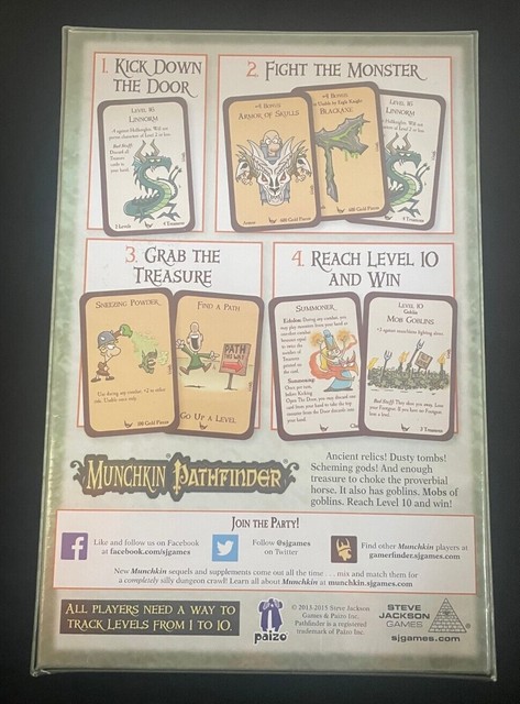 Munchkin Pathfinder Card Game by Steve Jackson Games SJG4421 for sale ...