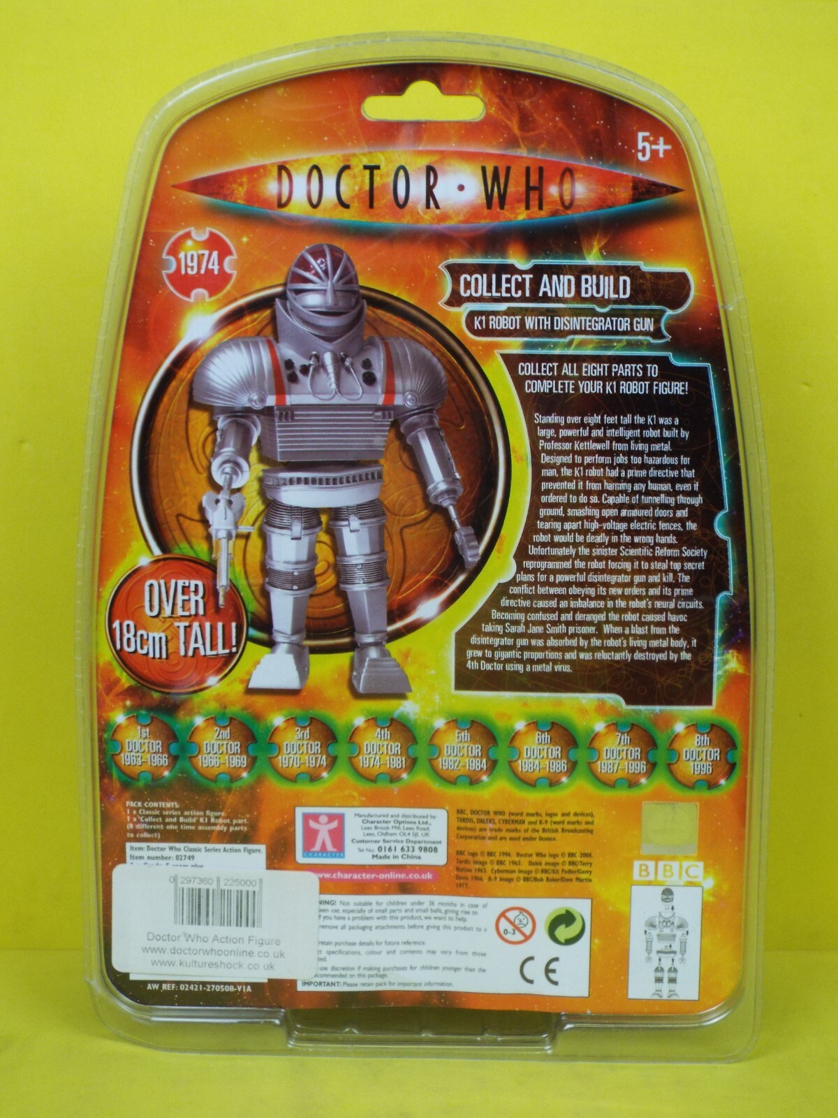 Character Options Doctor Who Sixth Doctor w/Sonic Lance action figure ...