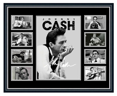 JOHNNY CASH SIGNED LIMITED EDITION FRAMED MEMORABILIA | eBay Australia