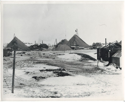 Vintage Real Photo Of Winter Dumps On Little Creek Nome Alaska | eBay