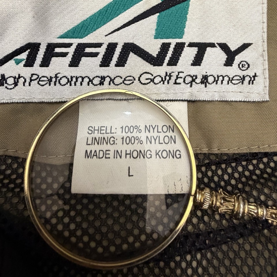 Vintage Affinity Performance Golf Men's L Hong Kong Color Block ...
