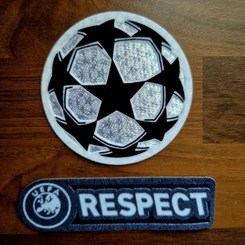 2011-2012 UEFA Champions League Patch Badge Football Respect Sleeve Set ...