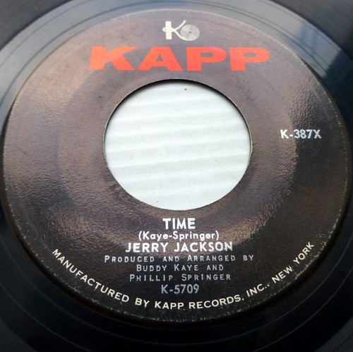 Jerry JACKSON Teen Pop 45 Fort VG+ Original Kapp Time / Se Habla ...