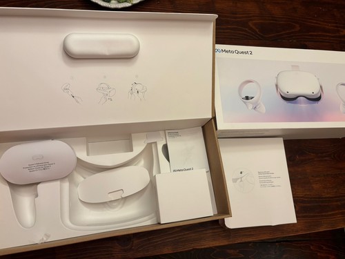 Meta Oculus Quest 2 VR Headset 128GB BOX ONLY ! with Cover & Inserts ...