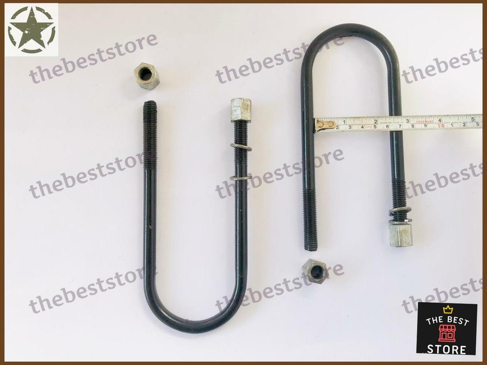 WILLYS JEEP REAR LEAF SPRING U-BOLT CLIP 7" (SET OF 4) (FITS SEE ...