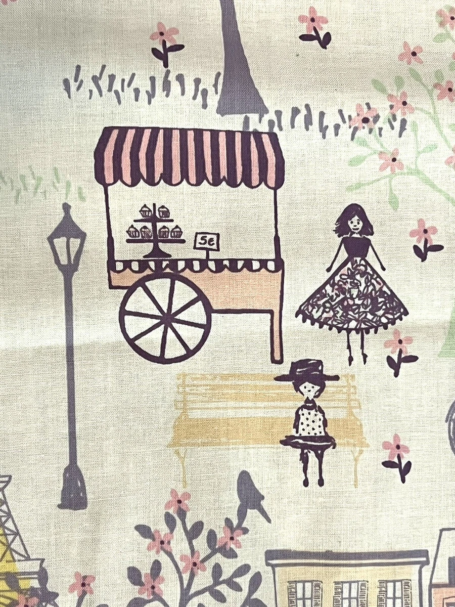 Paris Themed Fabric