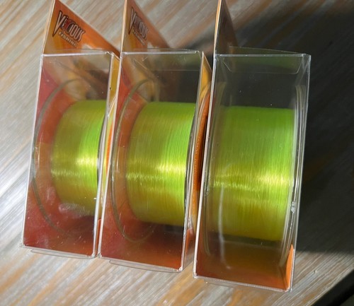 Fishing Monofilament 4Lb Test Hi Vis Yellow 330 Yards*3 OF PACK *FREE ...