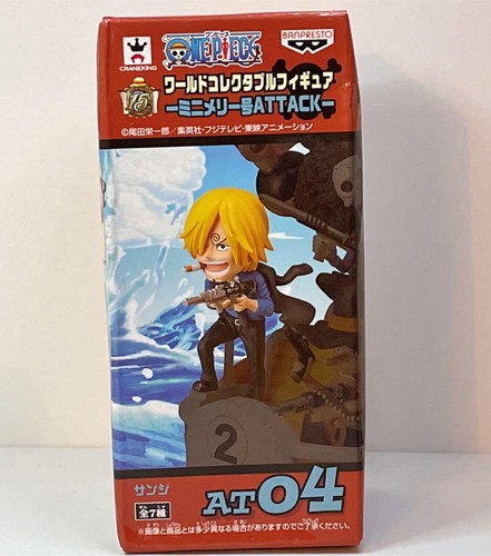 One Piece World Collectible Mini Merry Attack At04 Sanji | eBay