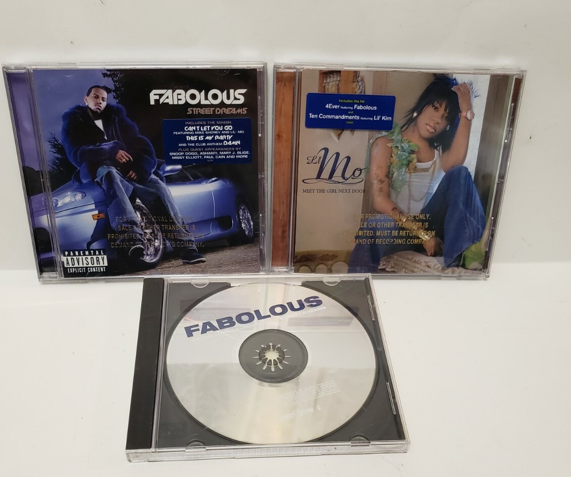 Fabolous Street Dreams PROMO CD 2003 Lil Mo This is My Party Radio ...