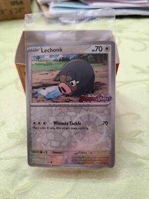 Lechonk Pokemon BEST BUY Promo Card EXCLUSIVE New sealed. 156/198. | eBay