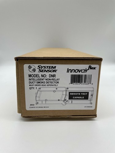 System Sensor DNR InnovairFlex Intelligent Non-Delay Duct Smoke ...