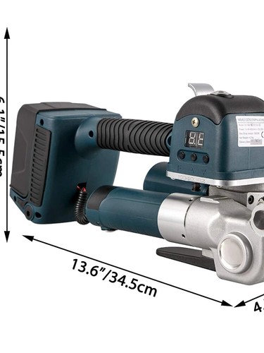 Electric Battery Strapping Tool with 2 Battery Handheld Packing Machine ...
