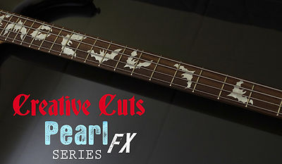 Flying Vampire Goth Bats MOP Vinyl bat Fret Markers Inlay Stickers Set ...