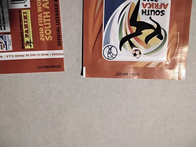 Panini wc 2010 pochette très rare code black recto et verso RARE ...