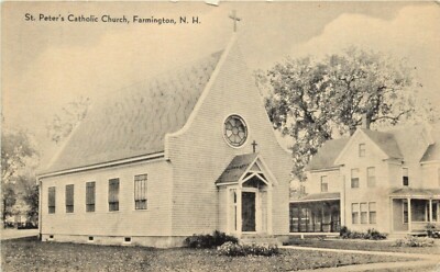 A View Of St Peter's Catholic Church, Farmington, New Hampshire NH | eBay