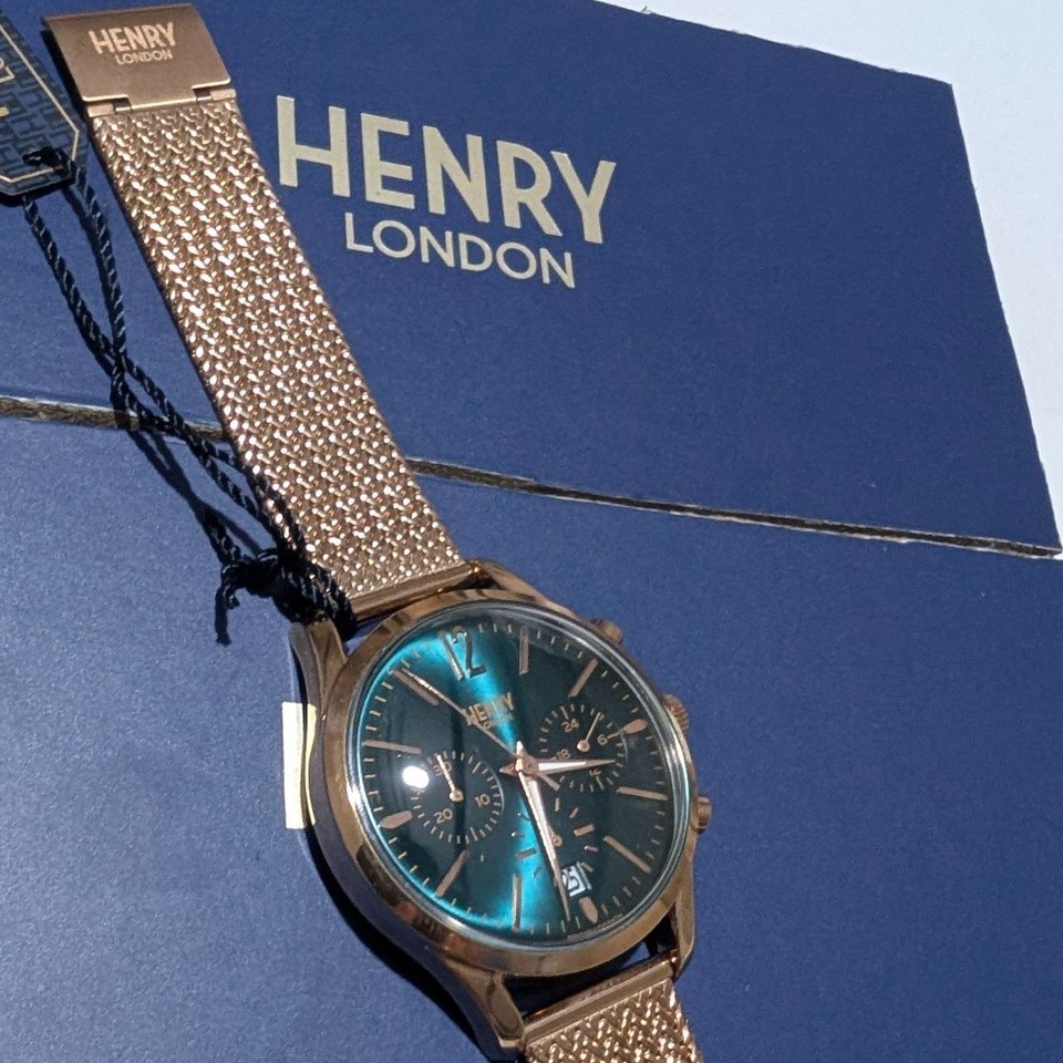 Henry London Gents Stratford Quartz Chronograph Display HL39-CM-0142 ...