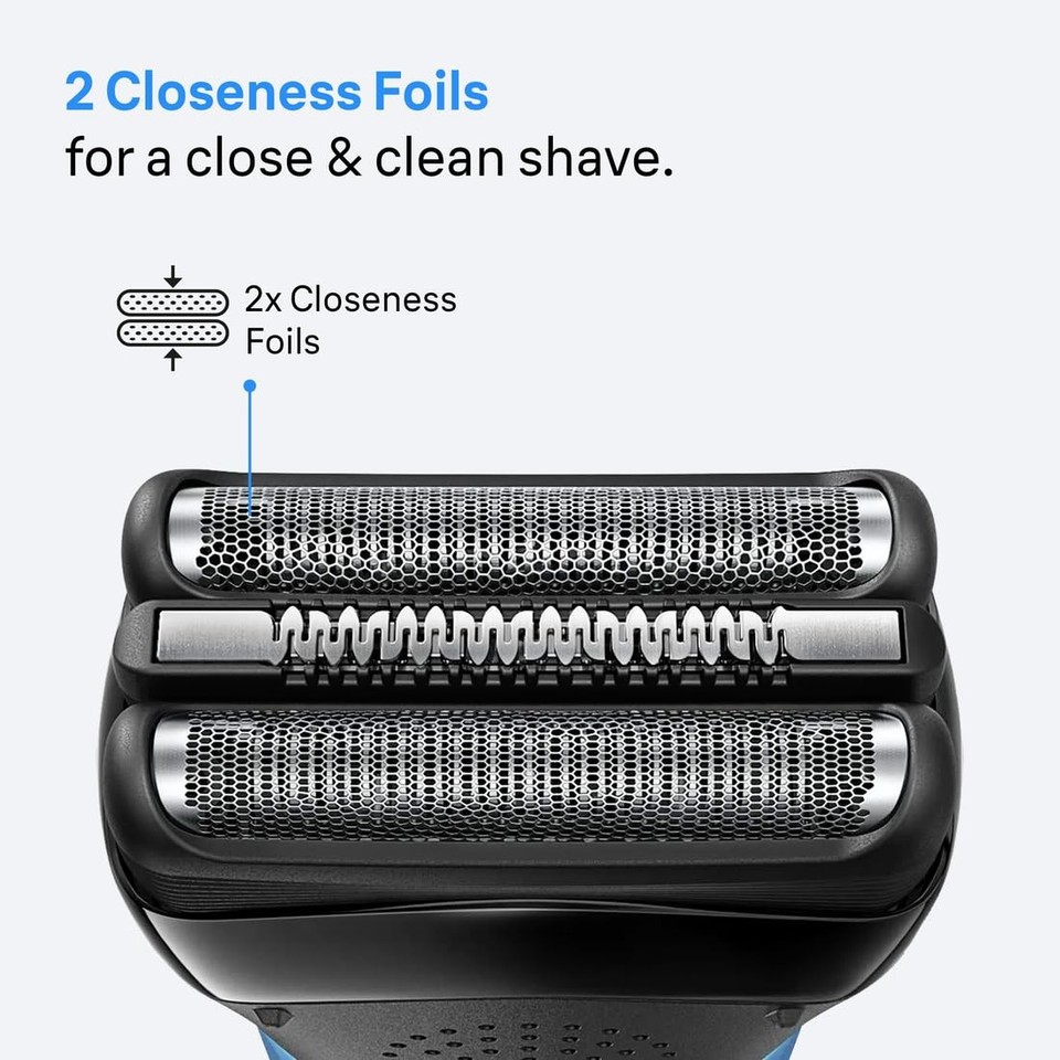 Braun Series 3 Electric Shaver for Men, Dry Foil Razor, 5 Combs, Grey ...