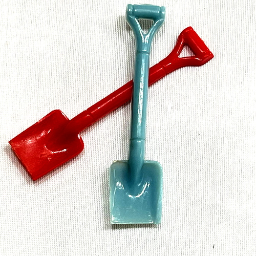 Vintage 1960's RENWAL Miniature Dollhouse Red & Blue Shovels - EXC | eBay