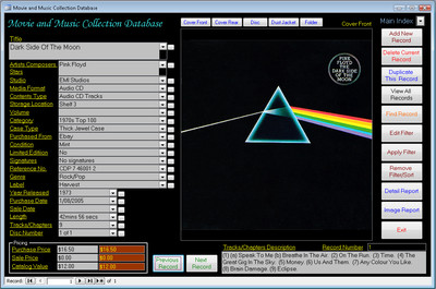 DVD & CD Collection Database MOVIE MUSIC MP3 CDROM for Windows | eBay