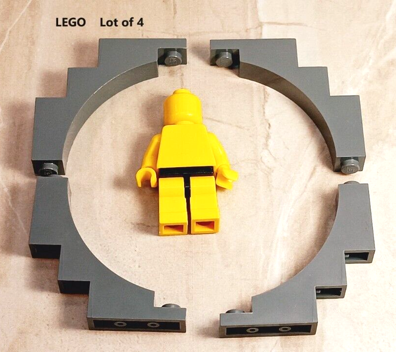 New LEGO Stepped Steps Ledge Build Bridge Tree Dark Bluish Gray Star ...