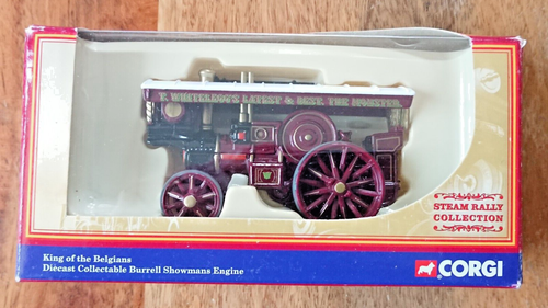 Corgi DG125015 "KING OF THE BELGIANS" Burrell Showmans Engine 1:76 ...
